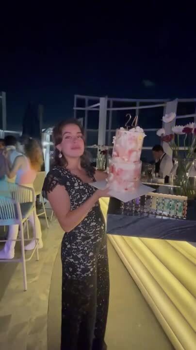 Birthday Girl Posing With Cake Ends up Dropping it on Floor | Jukin ...