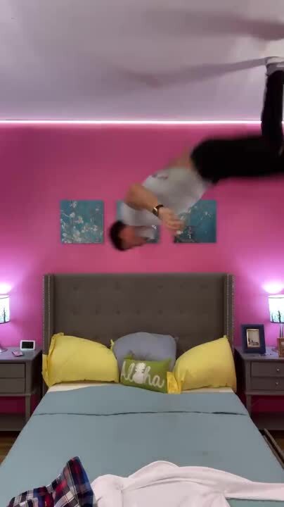 Guy Performs Incredible Tricks Inside Gravity Room | Jukin Licensing