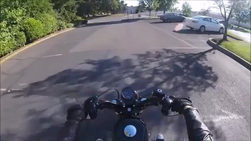 Reckless Mon Crashes into Son's Bike While Tailing Him | Jukin Licensing