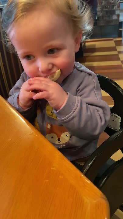 Baby Tastes Lemon For First Time and Gets Surprised by Sourness | Jukin ...