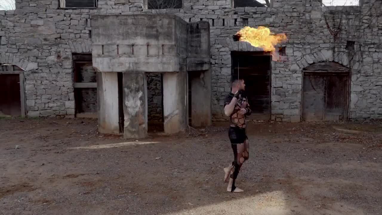 Figure Skater Gives Amazing Fire Performance | Jukin Licensing