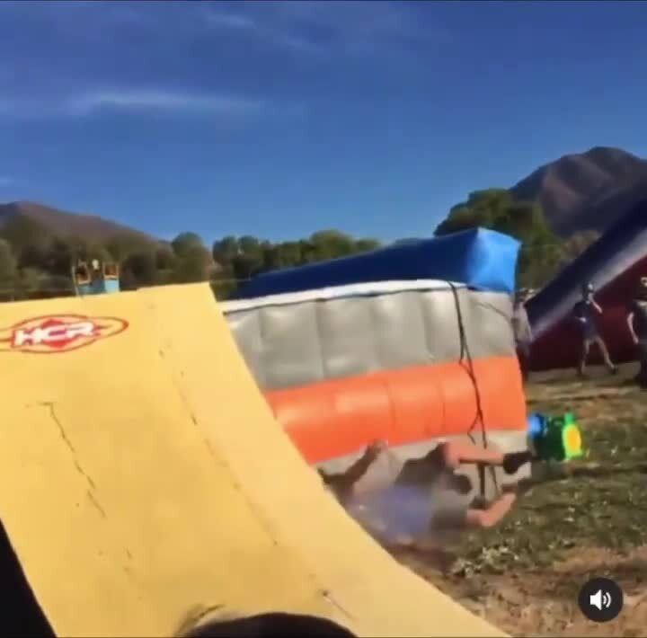 Guy Riding Scooter Miserably Falls Off Ramp While Attempting Trick ...