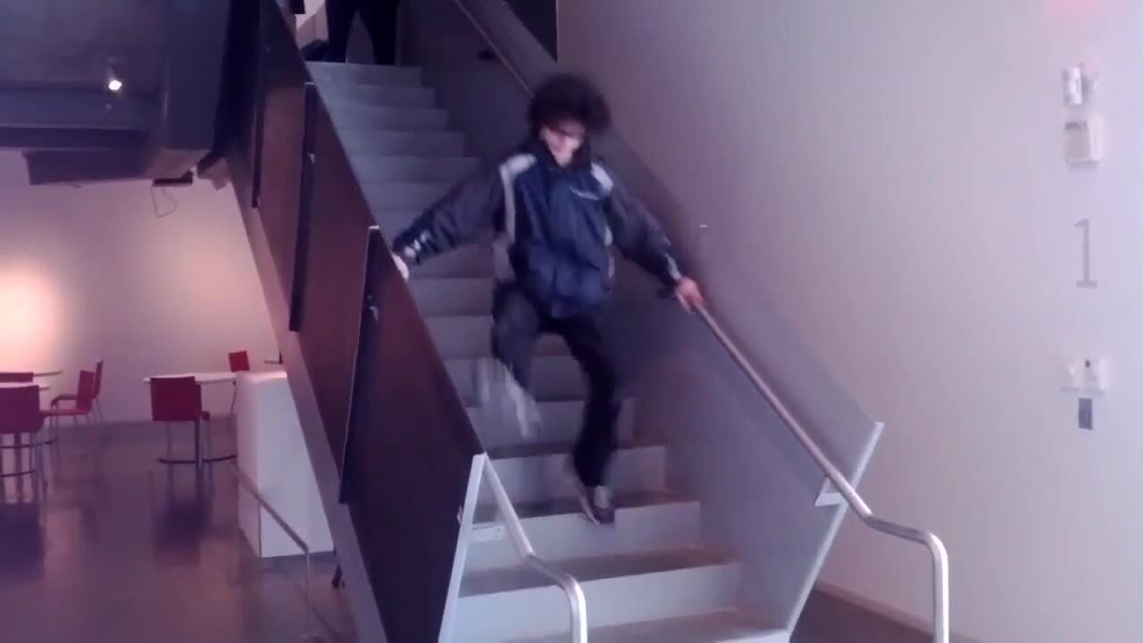 Sliding Down Stair Rails | Jukin Licensing