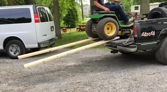 Guy Almost Falls While Unloading ATV Off Truck | Jukin Licensing