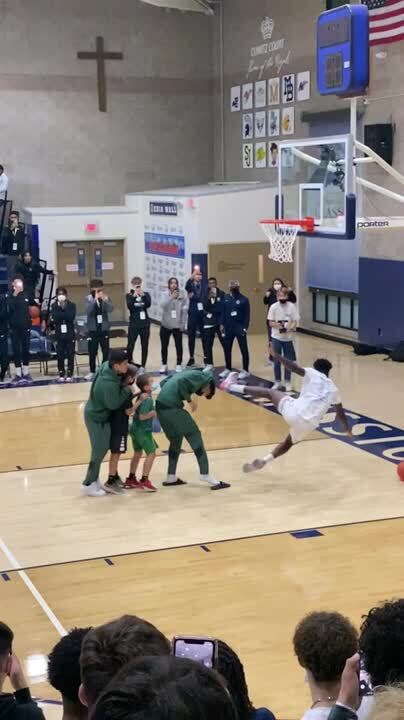 Guy Fails At Taking Basketball Trick Shot | Jukin Licensing