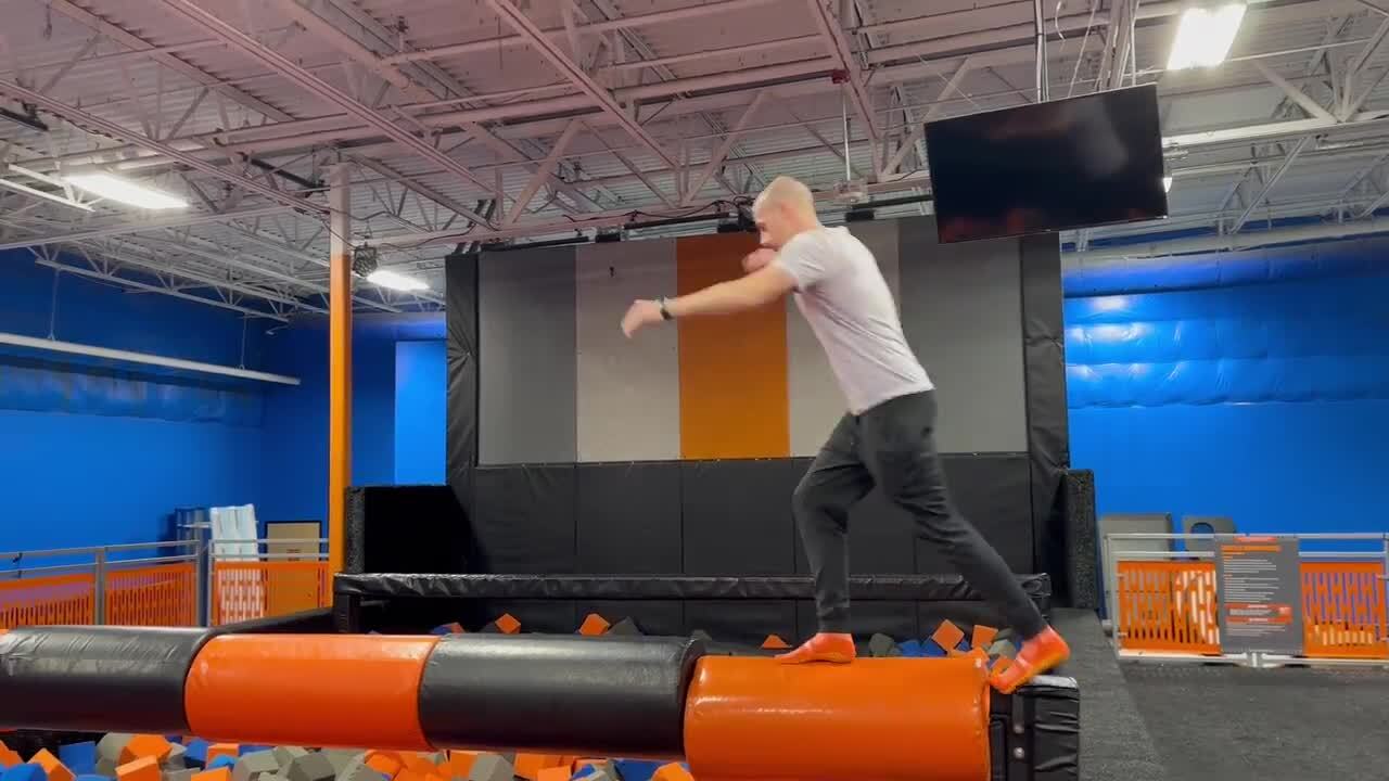 Man Falls Hard While Trying to Clear Obstacle Course | Jukin Licensing