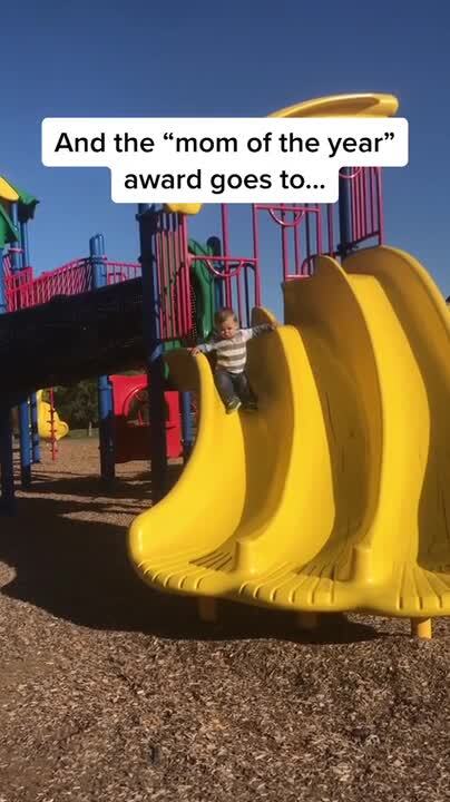 Toddler Ends Up Falling Face First on Ground After Sliding | Jukin ...