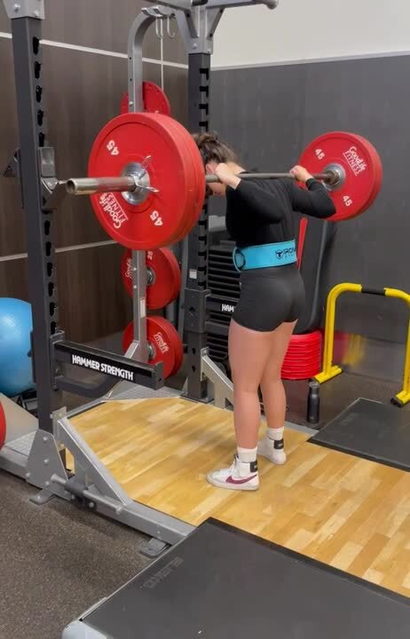 Woman Fails While Trying to Squat With Heavy Barbell | Jukin Licensing