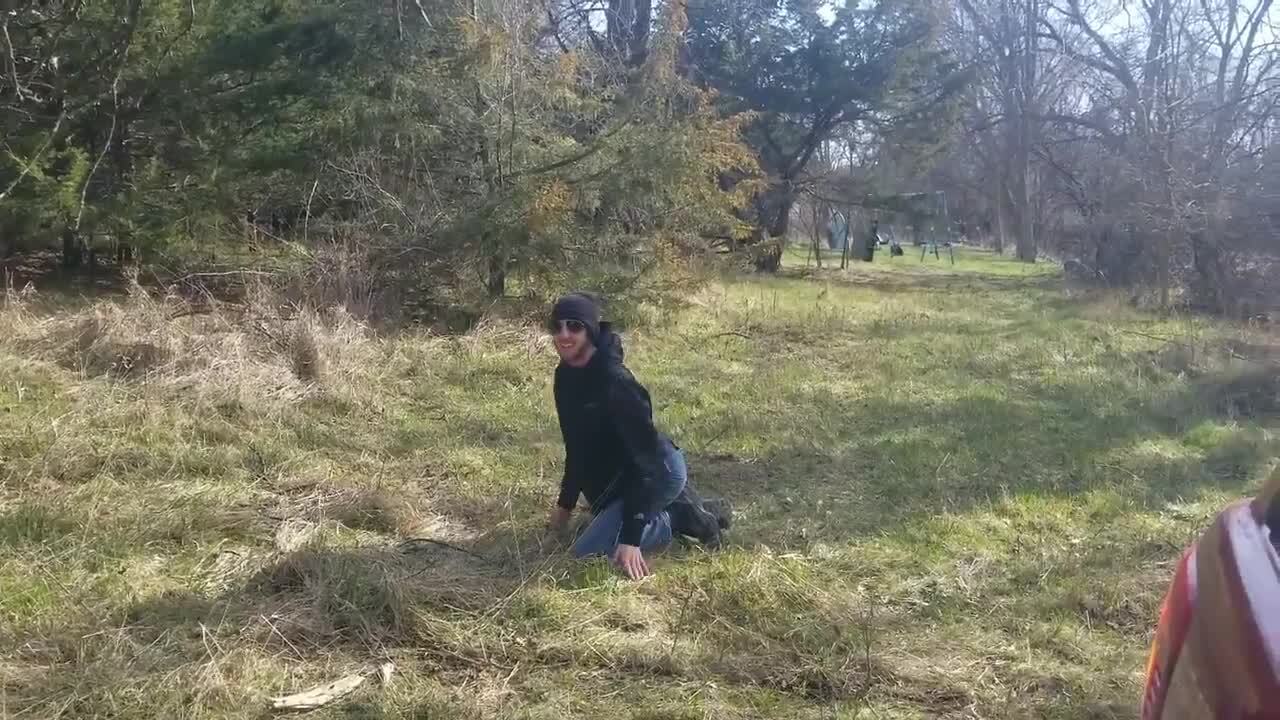 Guy Struggles to Take Out Tree Stump By Kicking It | Jukin Licensing