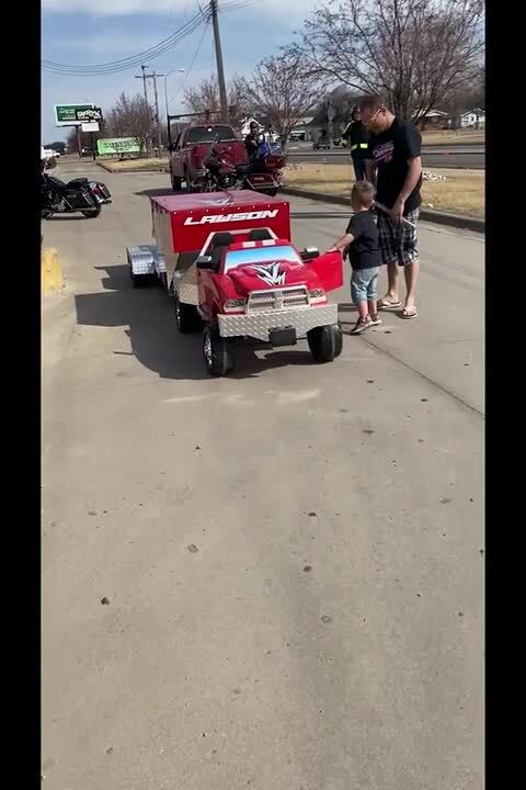 Kid Gifted with Custom Power Wheel Rig for His Birthday | Jukin Licensing