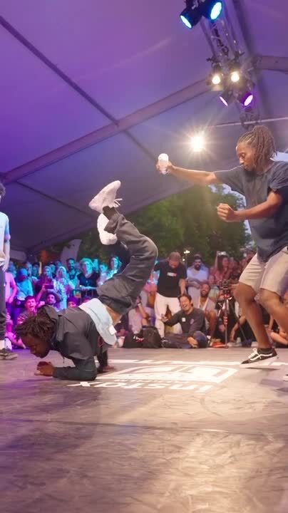 Guy Shows Off B-Boying Dance Skills at International Dance Festival ...
