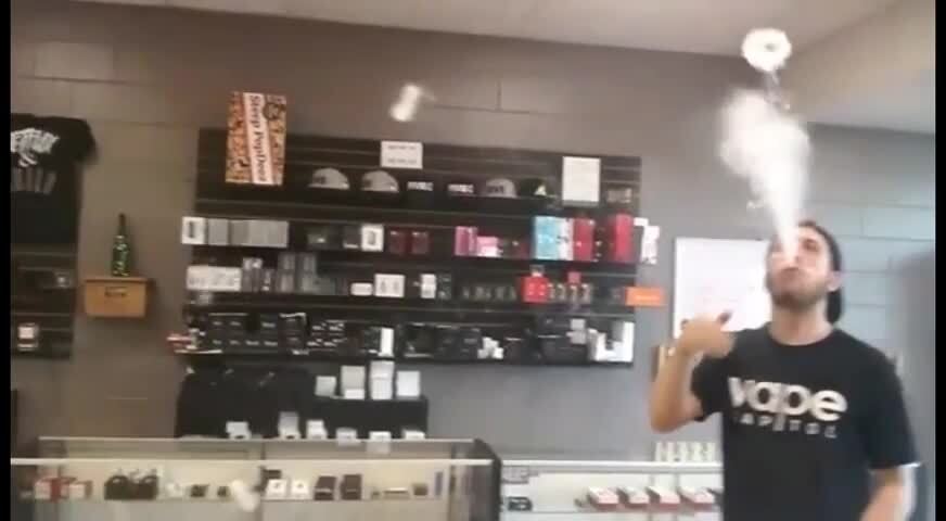 Vape Tricks at Work | Jukin Licensing