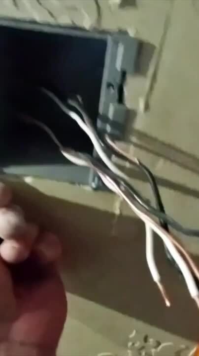 Man Shows How to Install a Two Gain Electric Box With USB Outlet ...