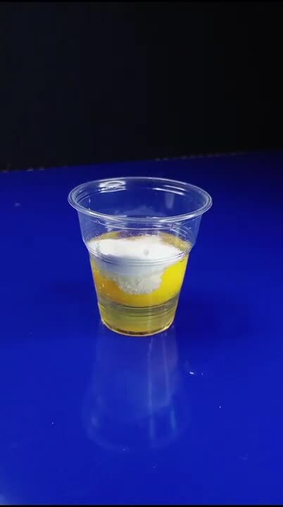 Person Performs Experiment With Antacid Powder and Egg | Jukin Licensing