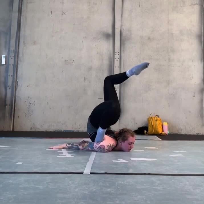 Woman Practices Amazing Triple-fold Contortion | Jukin Licensing