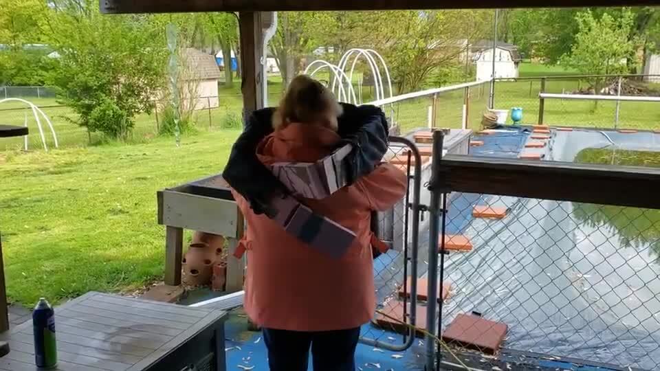 Son Makes Hug Machine for Mom During Quarantine | Jukin Licensing