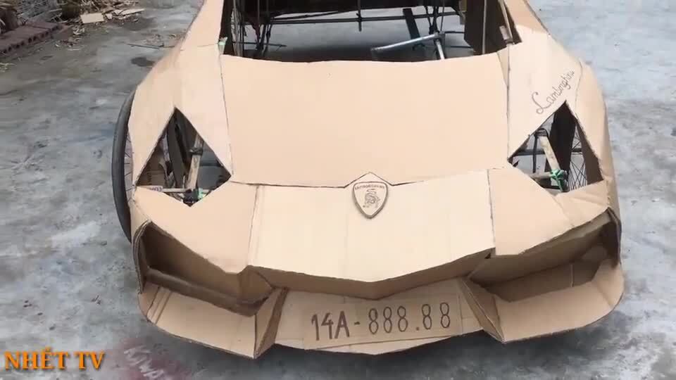 Two Boys Build Cardboard Replica of Luxury Sports Car | Jukin Licensing