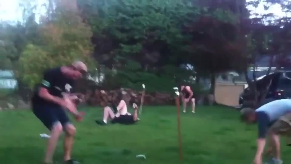 Frisbee Headshot During Drinking Game | Jukin Licensing