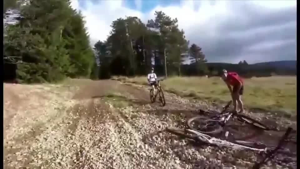 Biker Runs Into Another Biker | Jukin Licensing