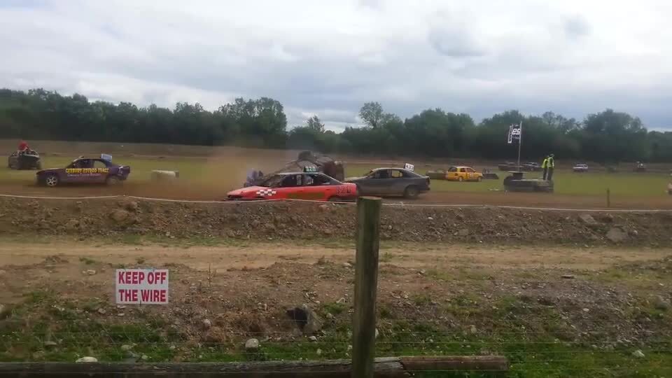 Hot Rod Stock Car Race Crash Flips Over | Jukin Licensing
