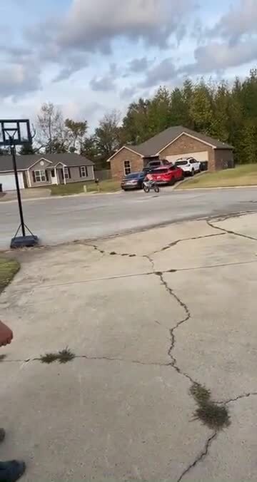 Guy Falls Off Dirt Bike While Riding it For First Time | Jukin Licensing