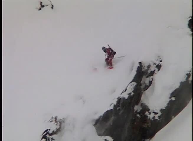 Extreme Downhill Skiing Falls Off Mountain | Jukin Licensing
