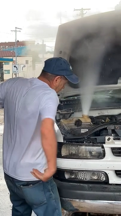 Boiling Engine Coolant Explodes Out of Tank | Jukin Licensing