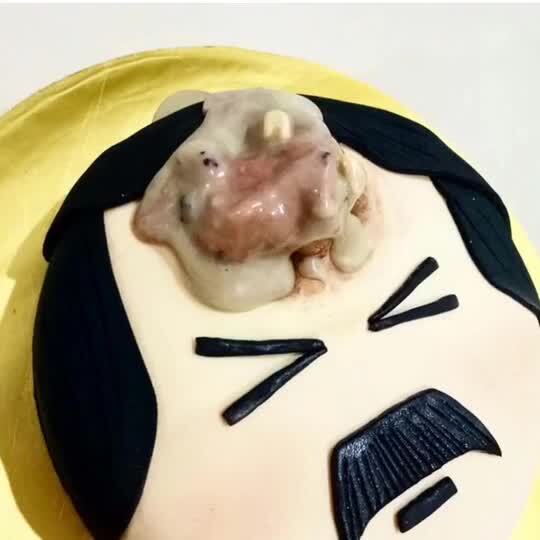 Large Zit Bursts on Pimple Cake | Jukin Licensing