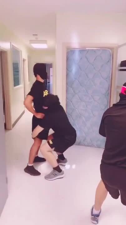 Human Battering Ram Breaches Barracks Door | Jukin Licensing