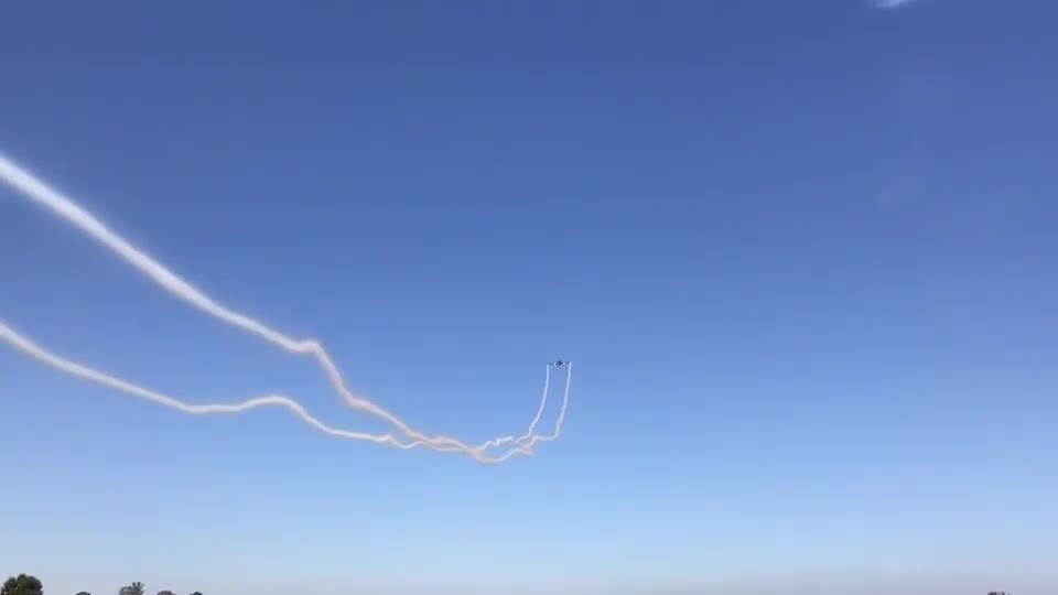 Pilot Shows Off Aircraft Smoke System During Flight | Jukin Licensing