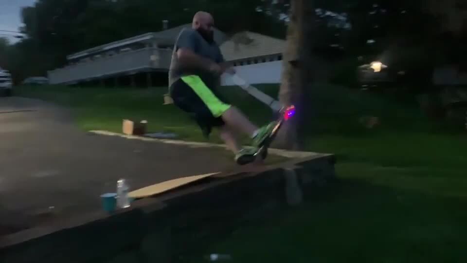 Man Riding Scooter Crashes And Falls While Attempting Jump Off Ramp | Jukin Licensing