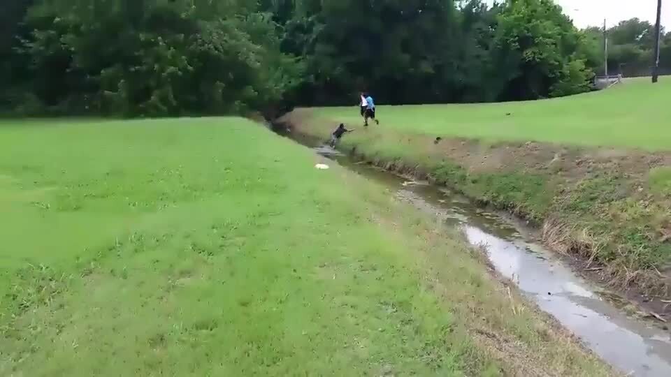 Guy Falls into Ditch Full of Water | Jukin Licensing