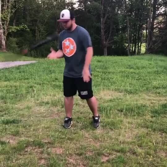 Guy Shows off Bat Spinning Skills | Jukin Licensing