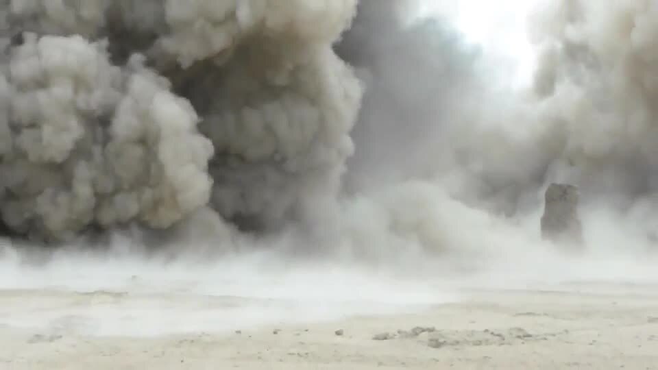 Explosive Demolition of a Stone Wall | Jukin Licensing