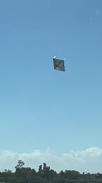 Canopy Flies Over Highway and Drops on Road | Jukin Licensing