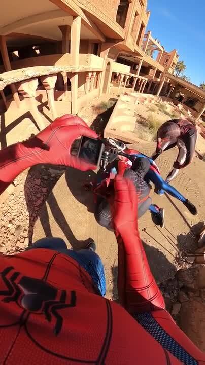 Stuntman in Superhero Costume Accidentally Hits Head on Pole While ...