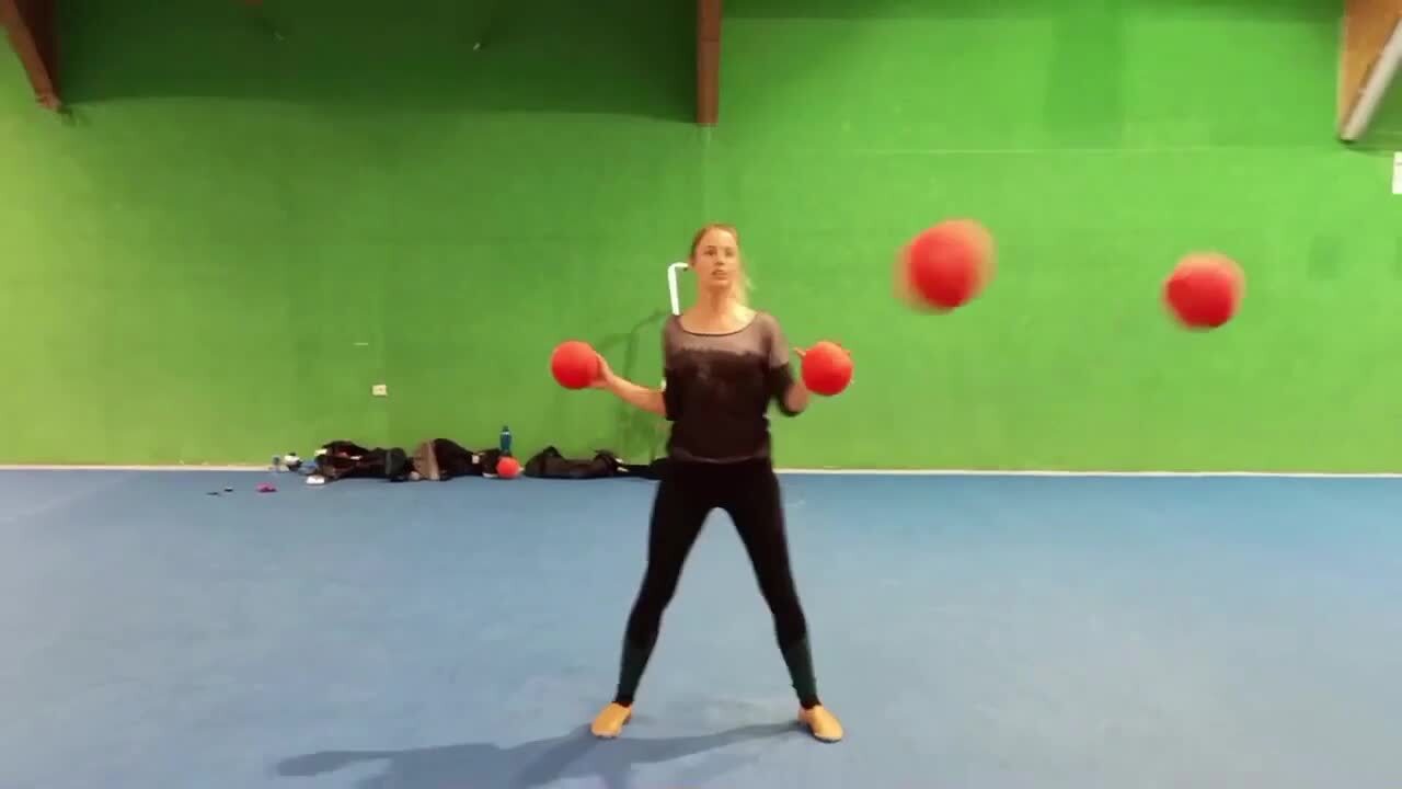 Duo Does Floating Ball Illusion With Multiple Balls in Tennis Court | Jukin Licensing