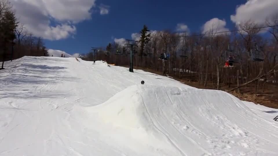 Ski Snow Ramp 360 Faceplant | Jukin Licensing
