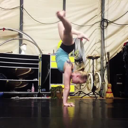 Contortionist Practices Handstand Routine | Jukin Licensing
