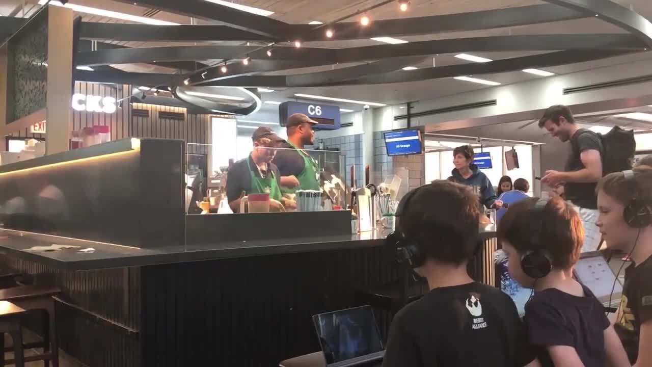 Coffee Order Opera Delights Airport Customers | Jukin Licensing