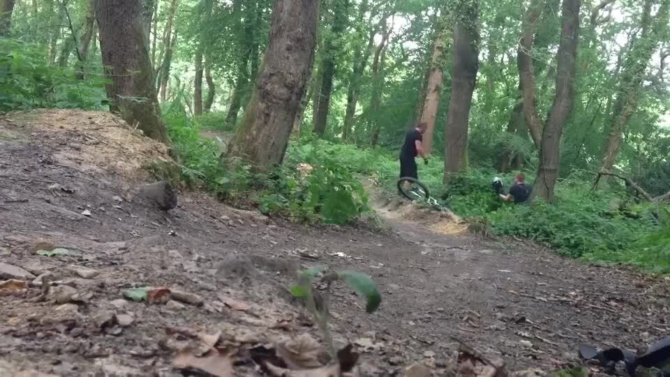 Mountain Biker Flies Over Handlebars In Forest | Jukin Licensing