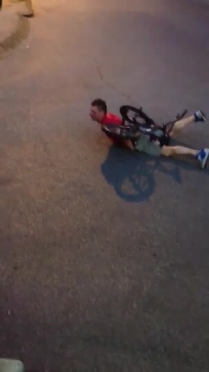Guy Rides BMX Bike down Stairs to Faceplant | Jukin Licensing