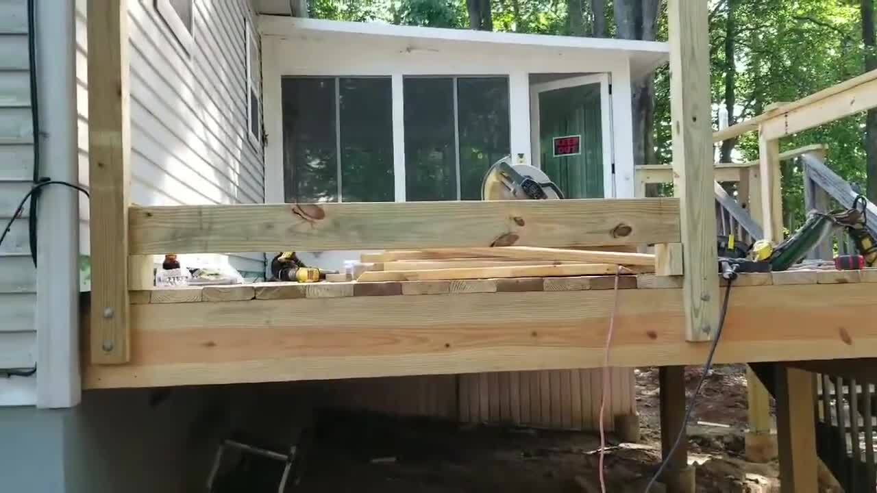 Construction Team Builds DIY 12x18 Deck | Jukin Licensing
