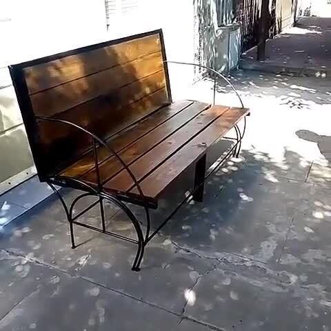 Blacksmith Builds Convertible Bench That Becomes Dining Table | Jukin ...