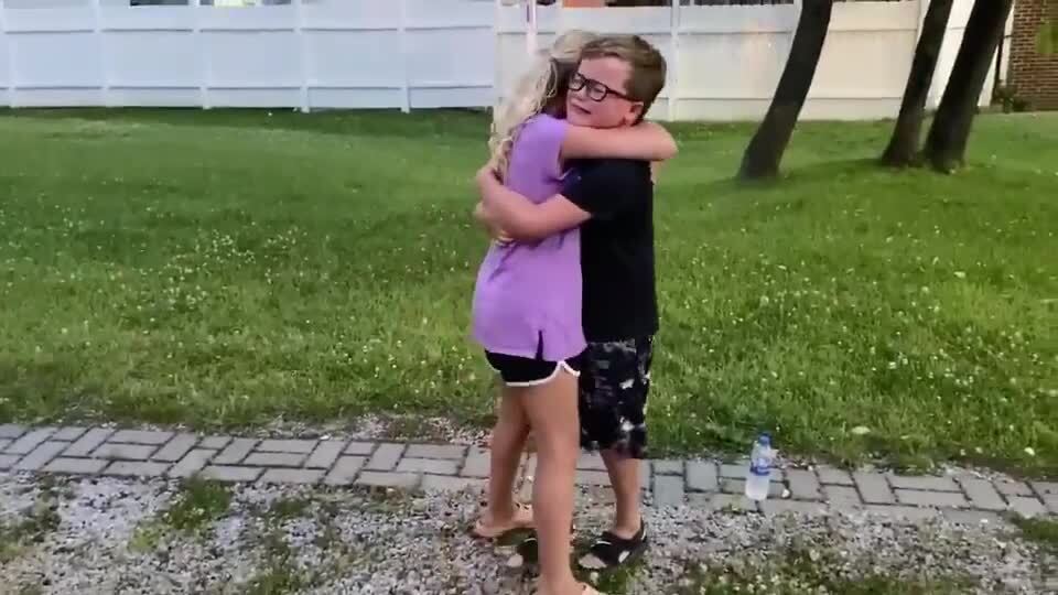 Cousins React Emotionally Post Hugging After Months Of Social ...