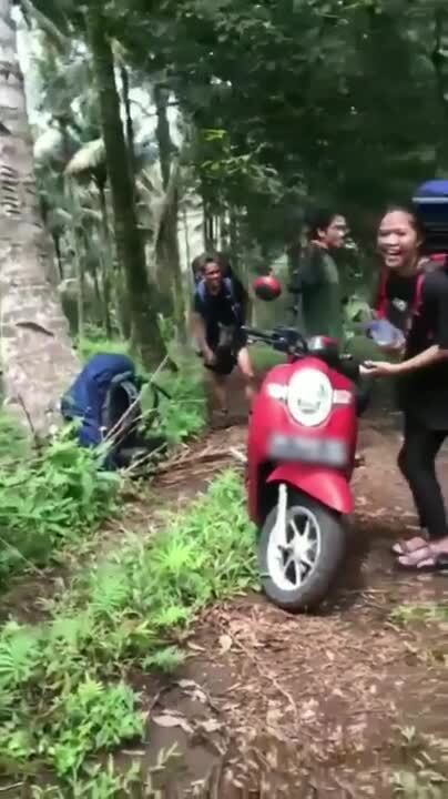Friends Fall Off Motorcycle When Rider Accidentally Accelerates | Jukin ...