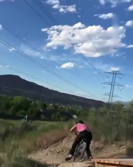 Person Falls Attempting to Land Cycle Jump off Ramp | Jukin Licensing