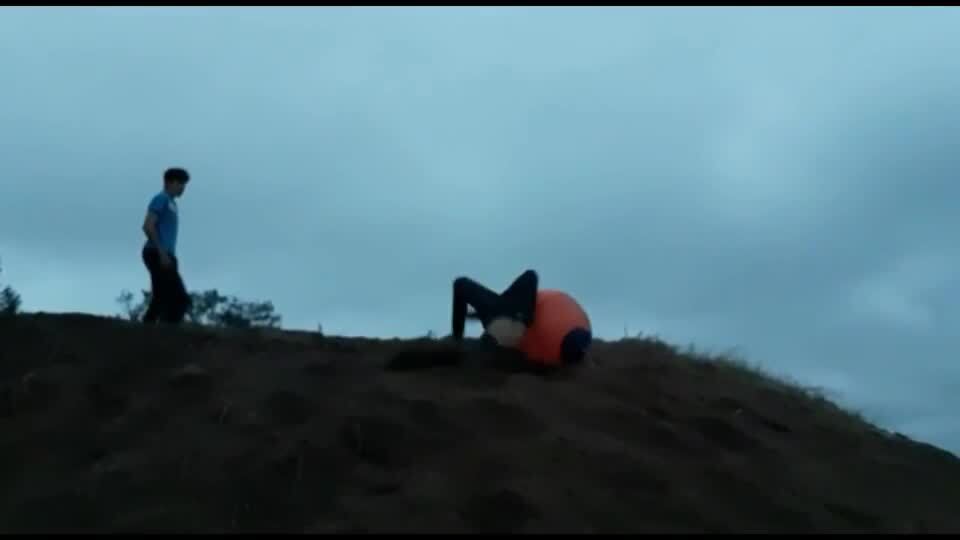 Guy Faceplants After Failing Backflip off Inflatable Ball | Jukin Licensing