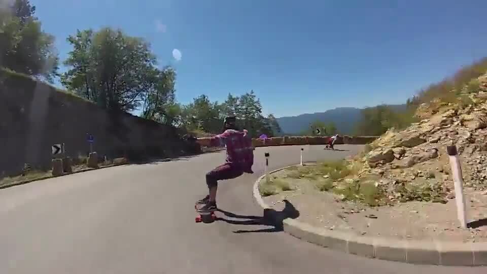 High Speed Downhill Longboarding Fail | Jukin Licensing