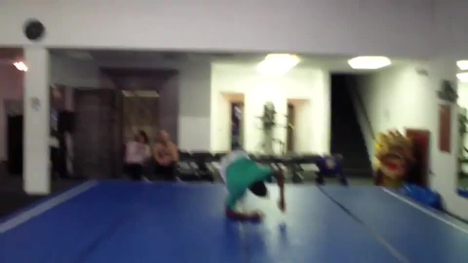 Guy Fails at Gymnastics Backflip on Mat | Jukin Licensing